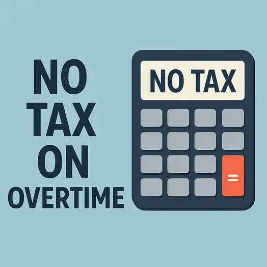 No tax on overtime calculator | JC Castle Accounting
